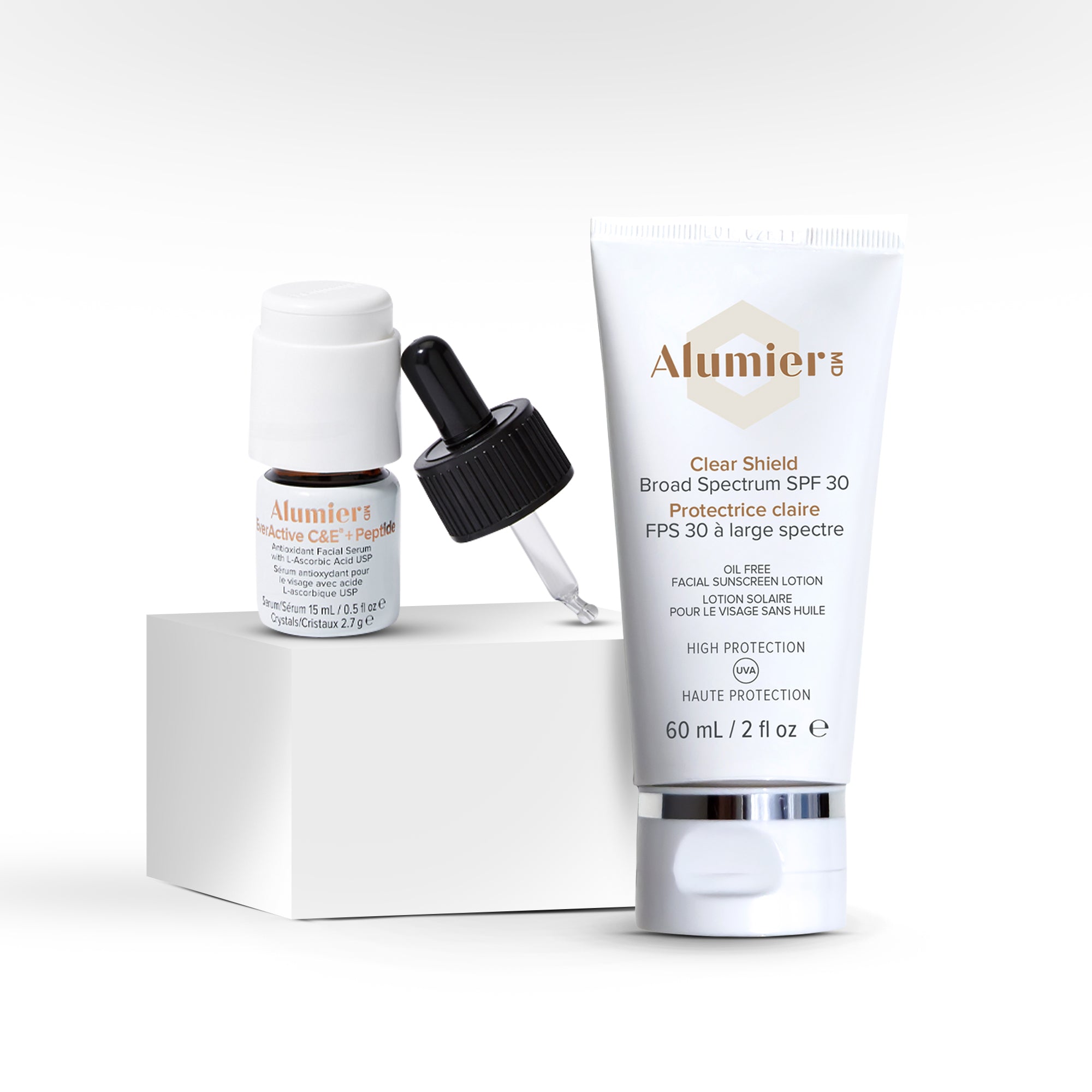Alumier Clear Shield SPF 30 & EverActive C&E™ + Peptide